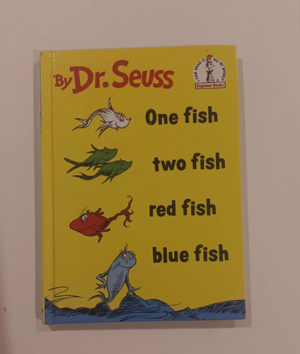 Vintage One Fish Two Fish Red Fish Blue Fish by Dr Seuss 1960 | eBay