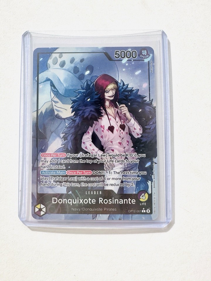 Donquixote Rosinante Leader Alternate Art OP12-061 - One Piece Eng ...