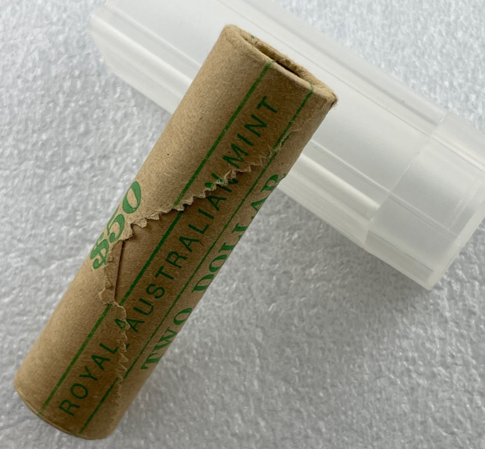 1988 RAM Roll of 25 Uncirculated $2 Coins H/H in Tube - First Year ...