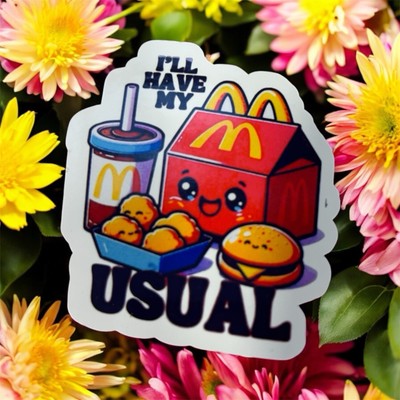 Happy Meal Sticker Handmade | eBay