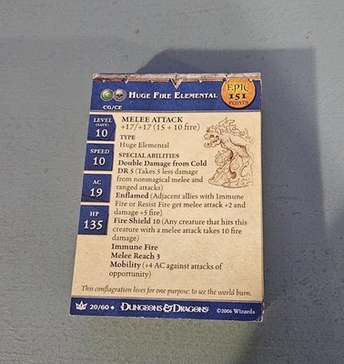 2005/2006 Dungeons & Dragons Miniatures Stat Cards- WOTC - Lot Of 41 | eBay