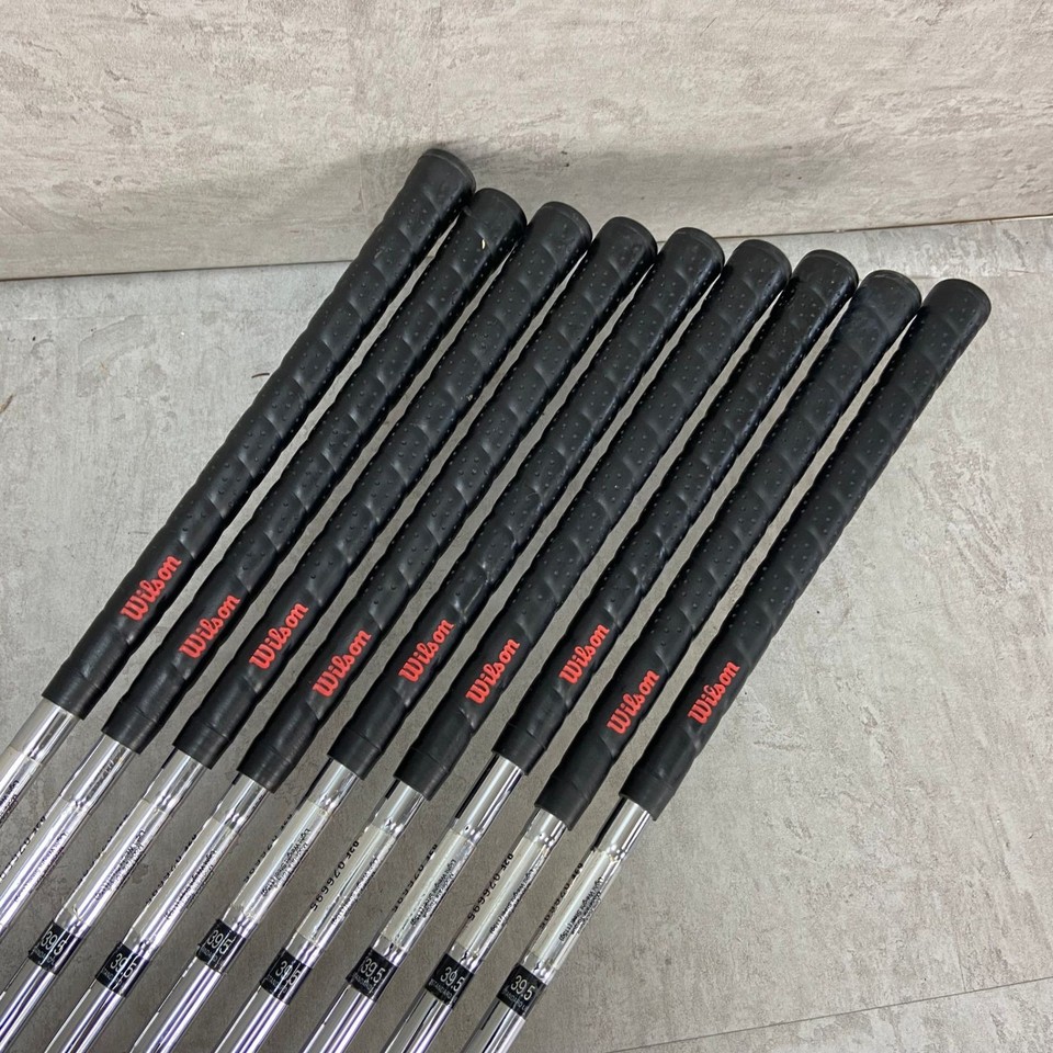Wilson Staff Men's Golf Iron Set 9 Clubs Steel Right Handed Excellent ...