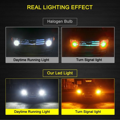 4X 3157 3757NA 4157NA Dual Color Switchback LED Turn Signal Parking ...