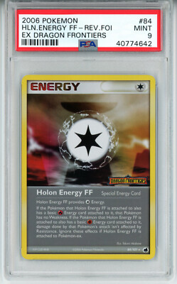 2006 POKEMON EX DRAGON FRONTIERS HOLON ENERGY #84 REVERSE PSA 9 MINT ...