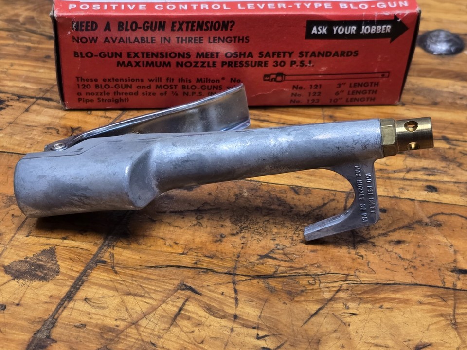 Vintage Milton Full Flow Safety Blo-Gun Air Blow NEW | eBay