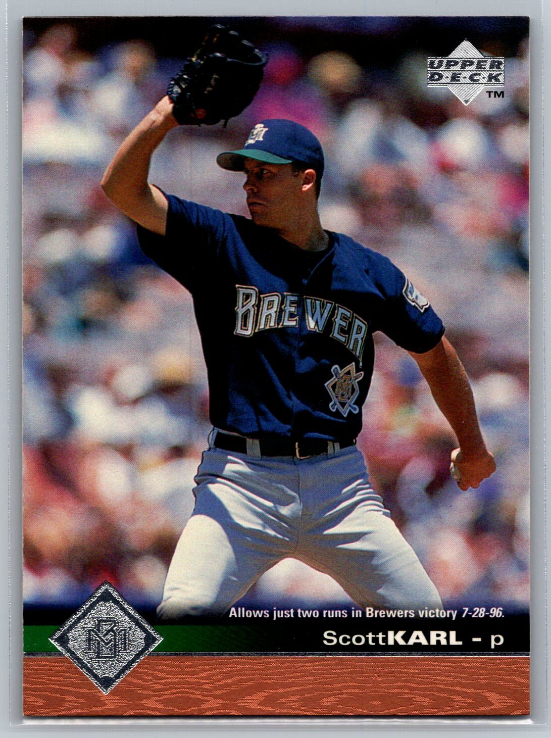 Scott Karl 1997 Upper Deck BASEBALL #406 Milwaukee Brewers | eBay