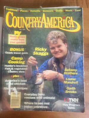 RICKEY SKAGGS BELLAMY BROTHERS GARTH BROOKS MAY 1990 Country America ...