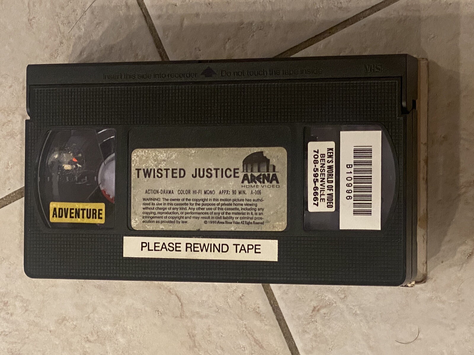 Twisted Justice VHS 1990 David Heavener Erik Estrada Shannon Tweed Karen Black 799200636| eBay