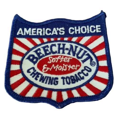 Vintage BEECH NUT BEECHNUT Tobacco Chew Snuff Cowboy Rodeo County Patch ...