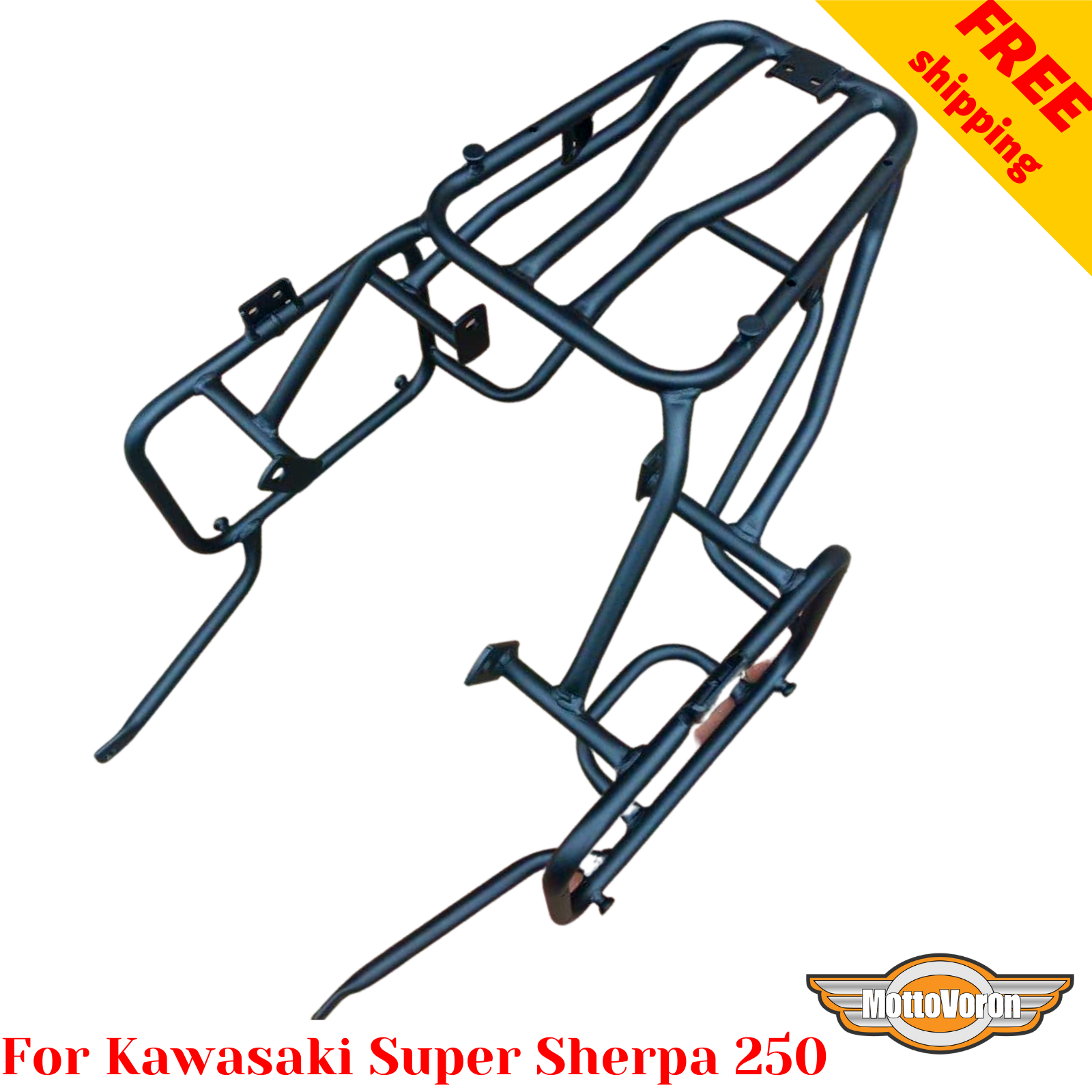 For Kawasaki KL 250 Super Sherpa Luggage rack system KL250G Pannier ...
