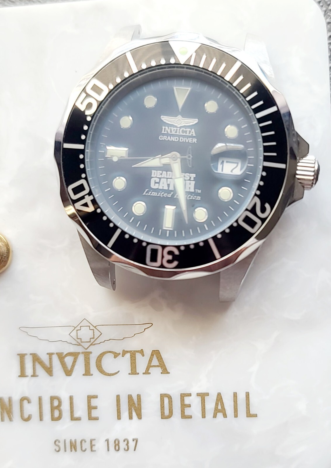 Invicta 3044 Deadliest Catch Grand Diver 47mm Automatic w/ 1 Slot Dive ...