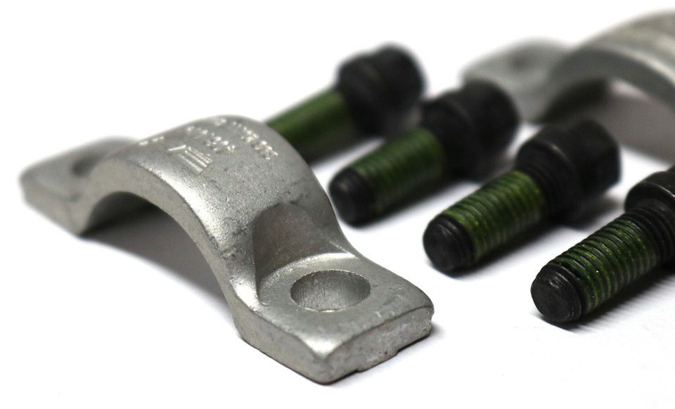 New 1310 / 1330 U-Joint Strap Kit - 1-1/16 Cap - 1-1/2 C-C - 5/8 L x 1/ ...