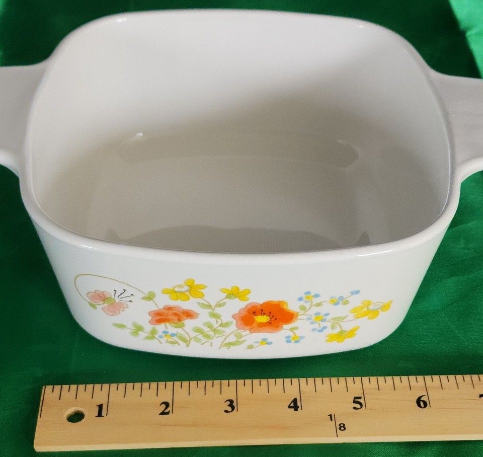 CORNINGWARE Rare Vintage wildflower STAMPED A-1 1/2 -B Quart casserole dish lid | eBay