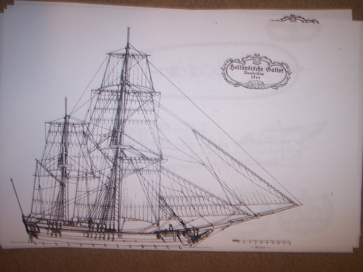 Galleon Ship Blueprints