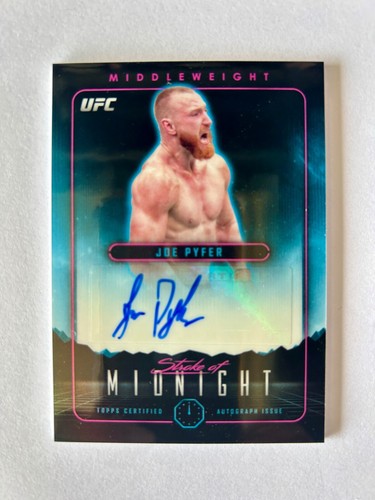 2024 Topps Midnight UFC Joe Pyfer Autograph Card #SMA-JPR MMA ...