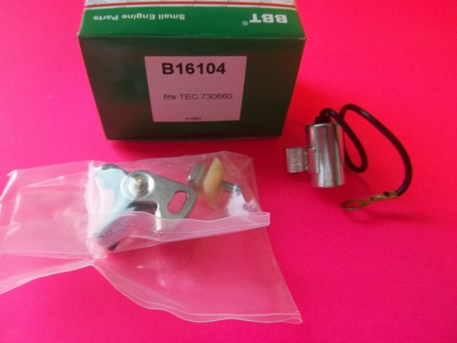 BBT POINTS & CONDENSER SET FITS TECUMSEH 30547A 30548B 730660 16104 for ...