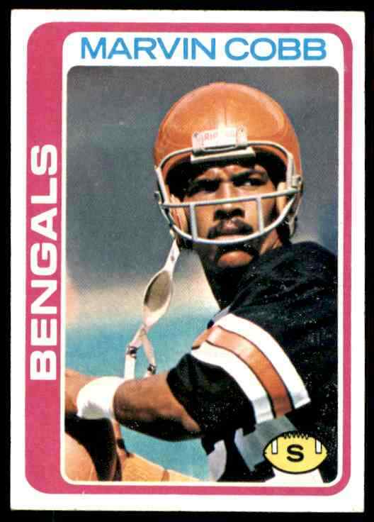 1978 Topps Marvin Cobb Cincinnati Bengals #414 | eBay