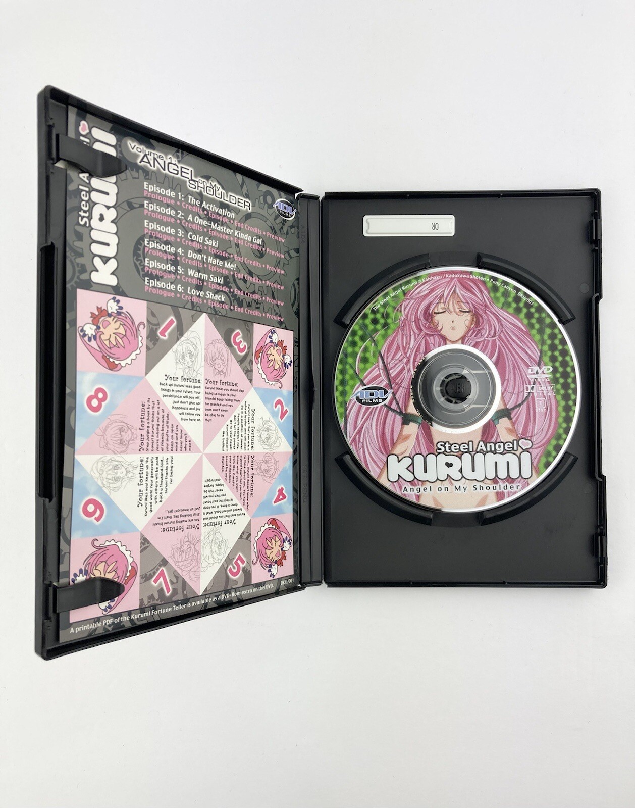 Steel Angel Kurumi Vol#1 Angel on My Shoulder (DVD, 2002)Vol #2 The ...