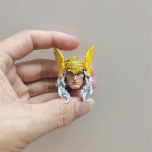 Painted 1/12 Scale Older Thor Head Sculpt Fit 6" Four Horsemen ...
