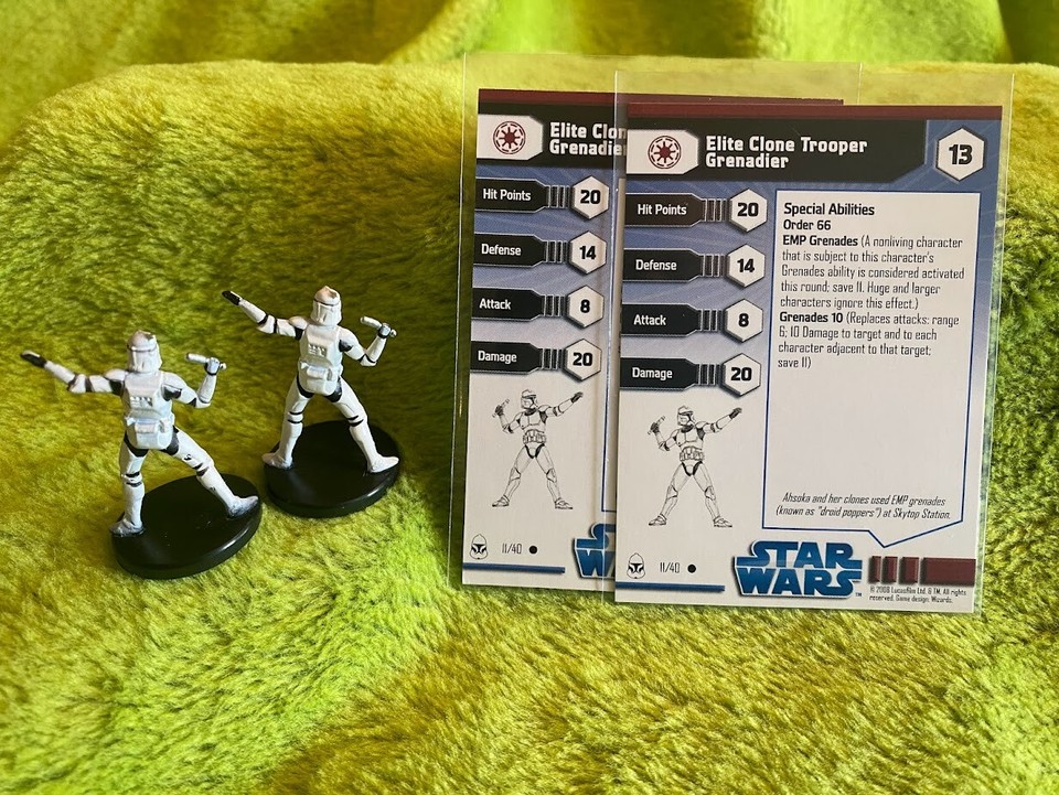 STAR WARS Minis/Miniature Complete Your Set-You Pick Rare+Uncommon w ...