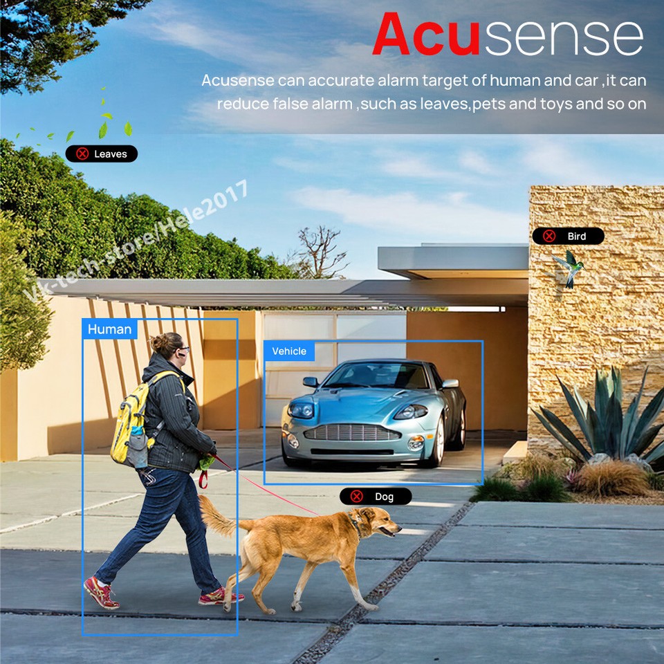 Hikvision 4K 8CH 8MP ColorVu Smart &IR IP Camera System Two Way Audio ...