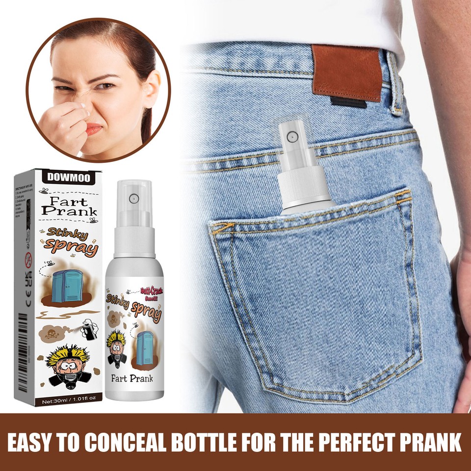 Original Liquid Ass Arse Fart Prank Stink Bomb Spray Foul Smell Gag Poo ...