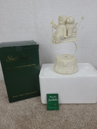 Dept 56 Snowbabies Music box - Sliding through the Milky Way - #68833 ...