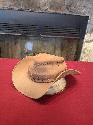 Bullhide Leather cowboy hat Size L | eBay