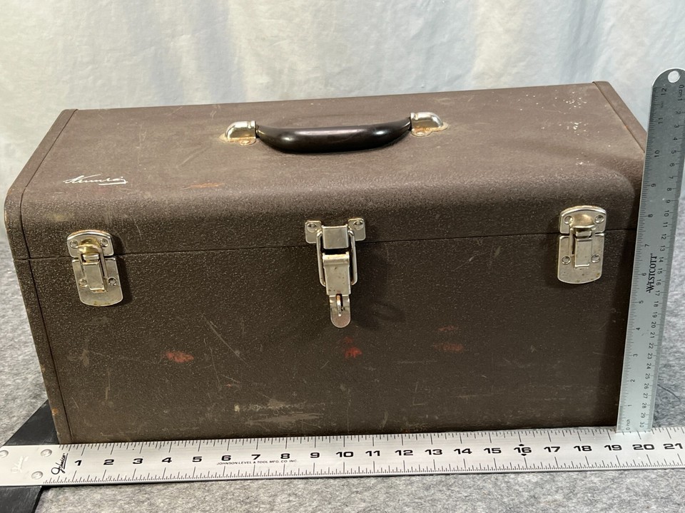 Kennedy K-20-828207 20” Brown Professional Hand Carry Tool Box w tray ...