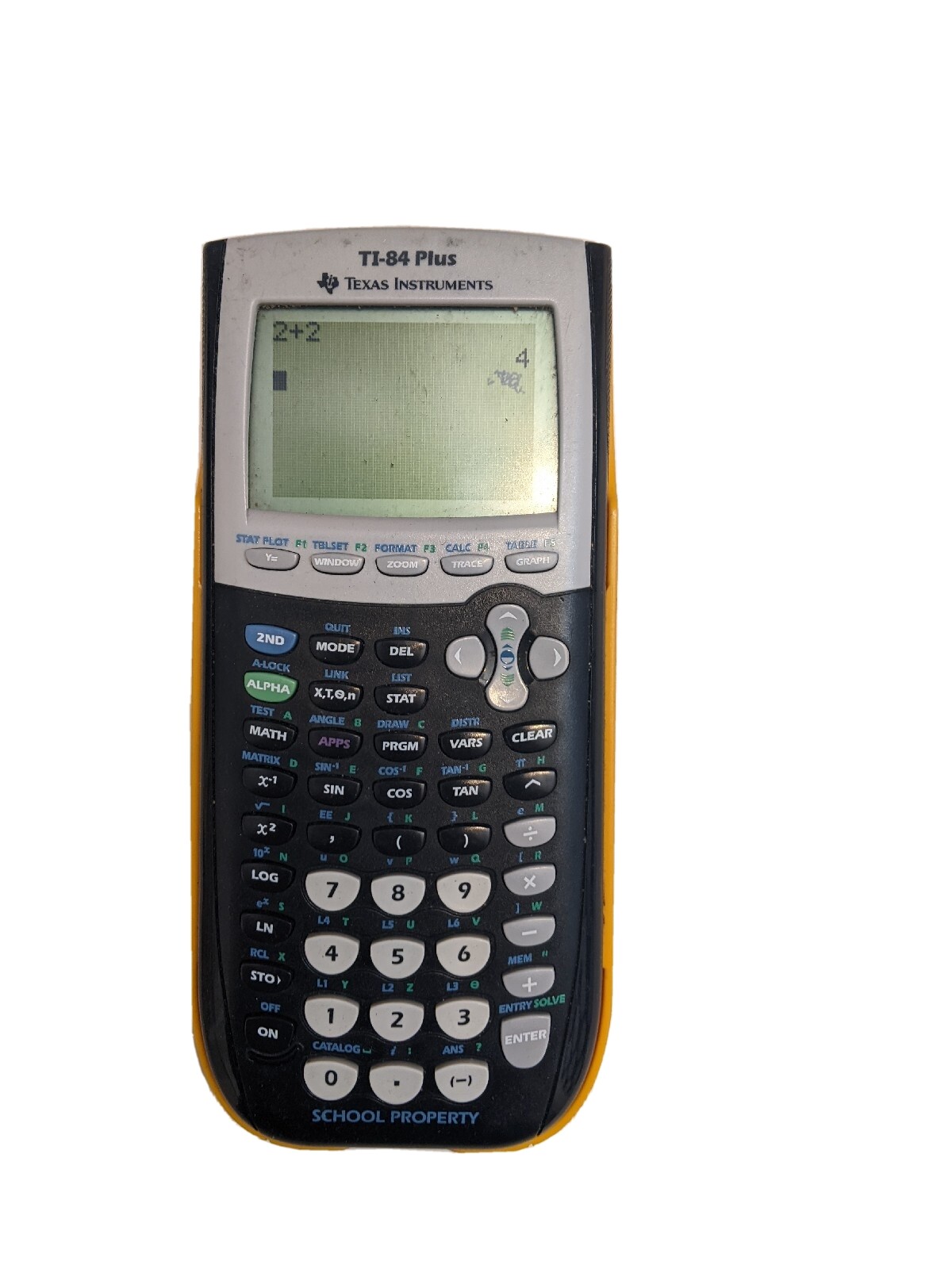 Yellow Graphing Calculator