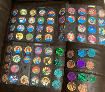 Vintage 1995 The Tick Pog Set Pogs & Plastic Slammers milkcap lot | eBay