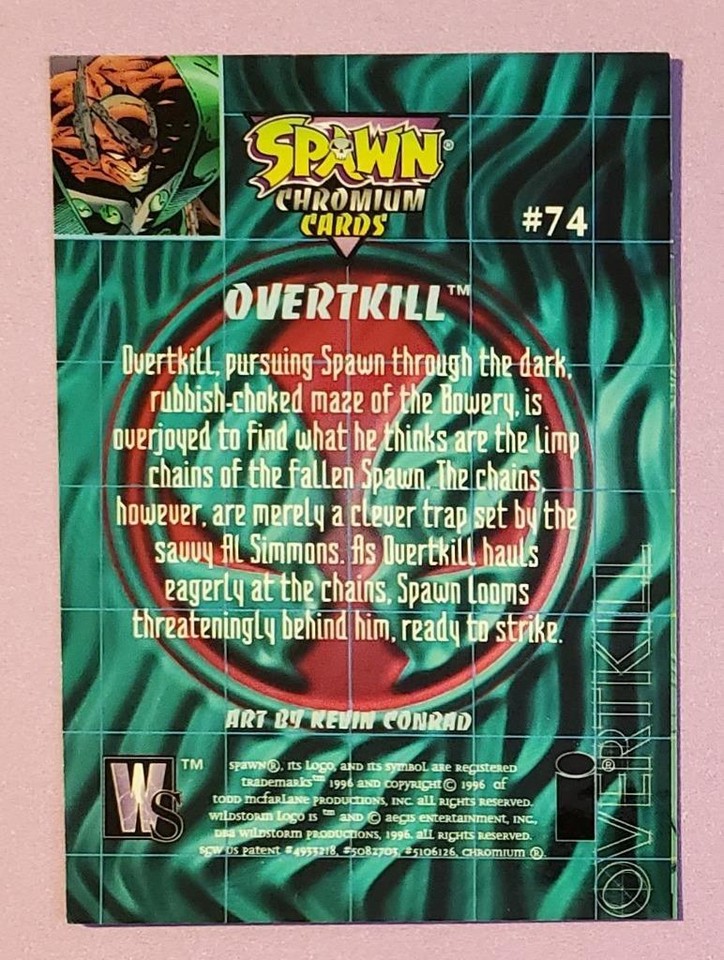 1996 Wildstorm SPAWN Chromium Card # 74 Todd McFarlane | eBay