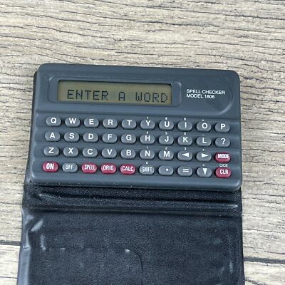 Black 1806 Handheld LED Display English QWERTY Keyboard Pocket Spell ...