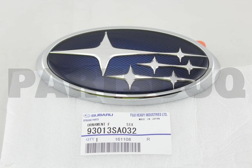93013SA032 Genuine Subaru ORNAMENT F SIX 93013-SA032 | eBay