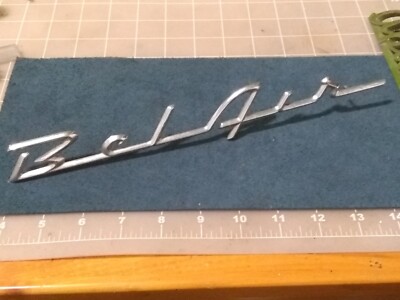 Chevrolet Bel-Air Script Emblem. OEM VINTAGE RAT ROD | eBay