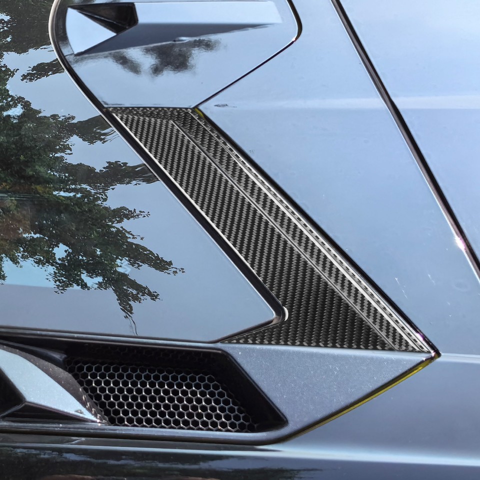 Hot Carbon Fiber Roof Camera Bezel Trim for Chevrolet Corvette C8 2020 ...