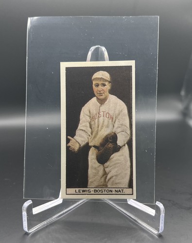 Lewis (Boston - NL) 1912 T-207 REPRINT 1980's Tobacco Card (Value $700 ...