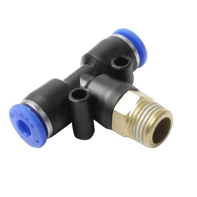 1/8" PT Male Thread 4mm One Touch Push In T Joint Pneumatic Quick ...
