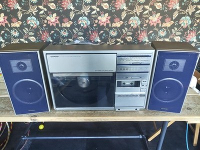 Working Sharp VZ-3510 Upright Linear Tracking Turntable / Music Centre ...