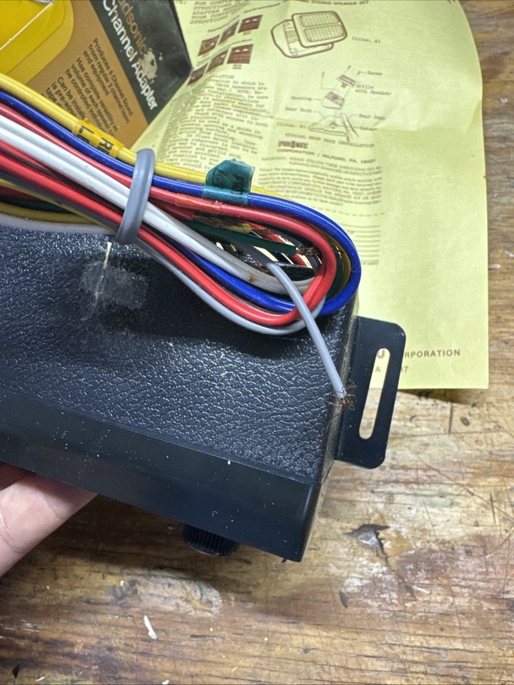 Sparkomatic Quadsonic 4 Channel Adapter 4 Channel Sound From 2 Tapes ...