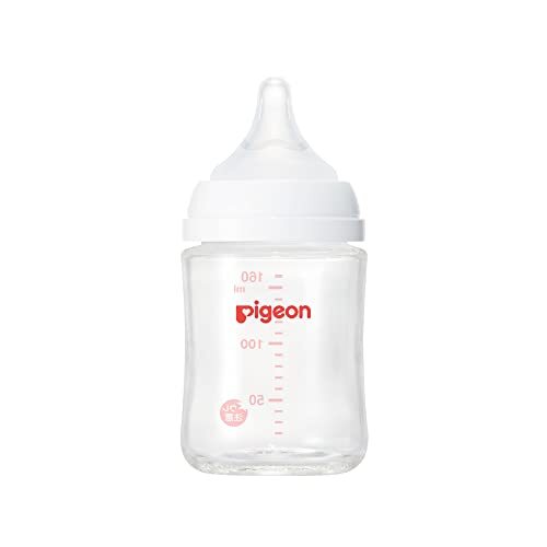 Pigeon Baby Bottle 160ml/5.4oz And Nipple 0 months and up Heat ...