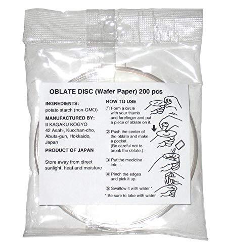 I.I. Oblate Disc - Wafer Paper (Japanese edible film) w/English ...