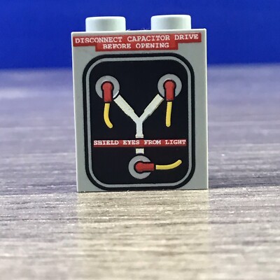 Lego Flux Capacitor Panel BACK TO FUTURE Delorean Vintage 2013 Set ...