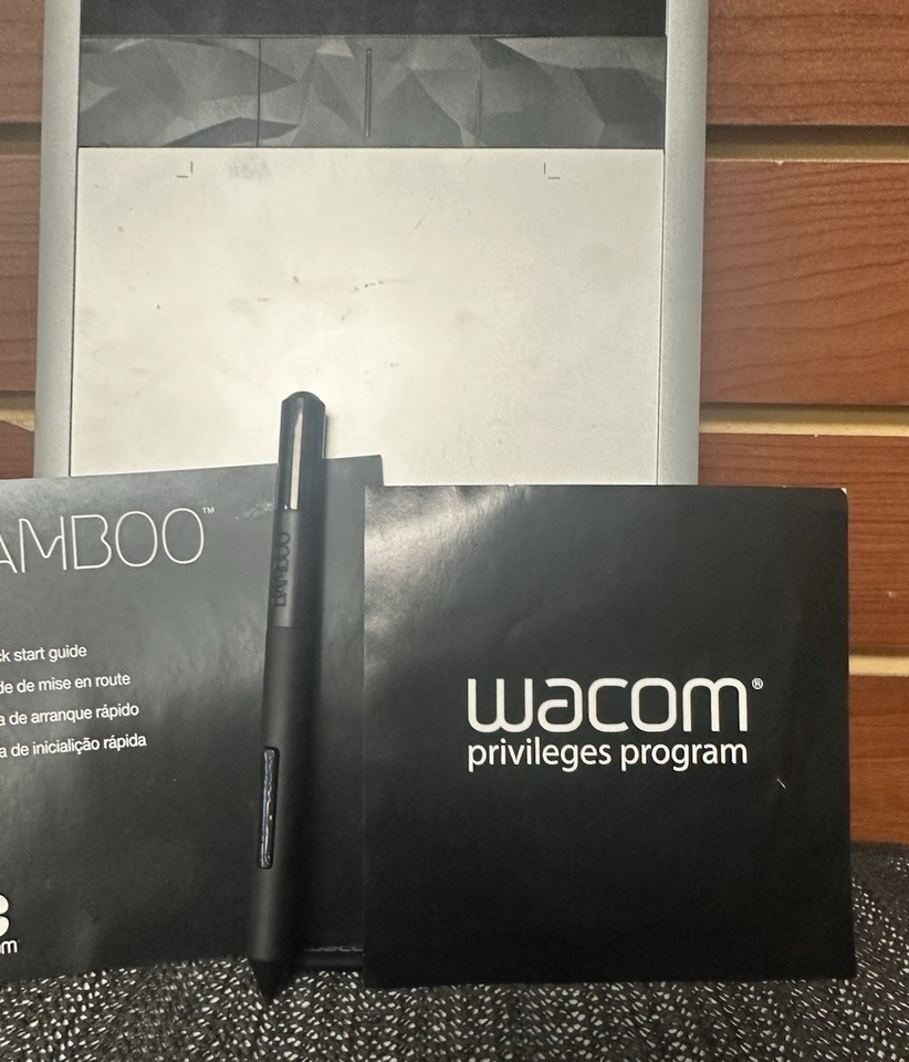 Wacom BAMBOO CTH-470 Graphic Drawing Touch Tablet with Capture Pen | eBay