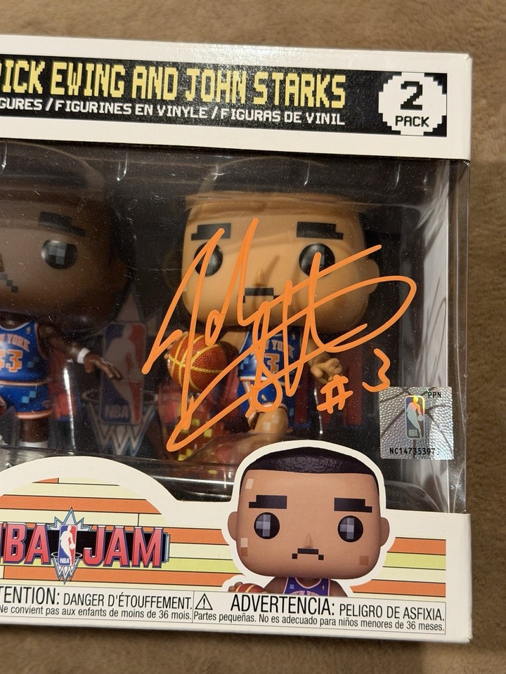 John Starks Signed Funko Pop JSA COA New York Knicks Autograph ...
