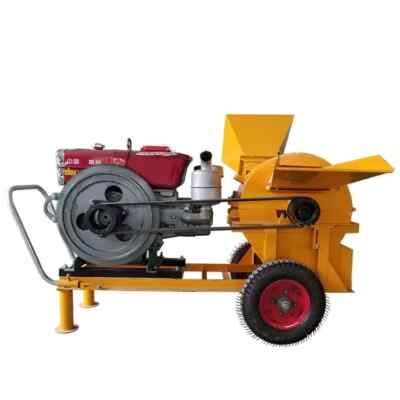 Diesel Engine Wood Sawdust Making Machine Wood Crusher Palm Wood Powder ...