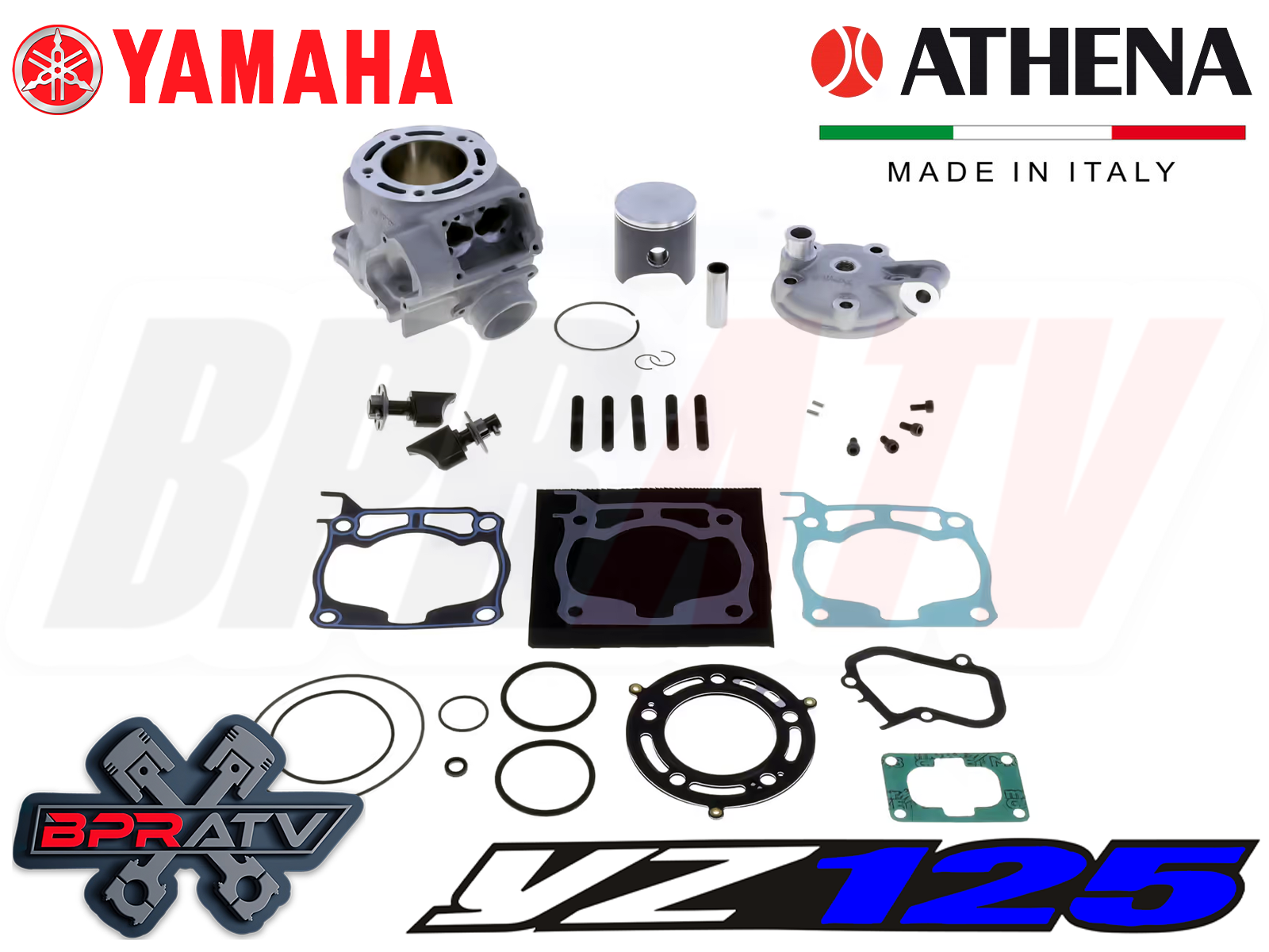 97-04 Yamaha YZ125 YZ 125 58mm 144cc Athena Big Bore Cylinder Top End ...