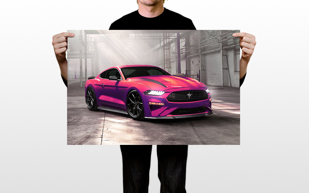 Pink Mustang Wallpaper