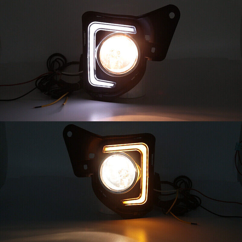 For Toyota Hiace 2014-2018 LED Daytime Running Light Halogen Fog Lamp ...