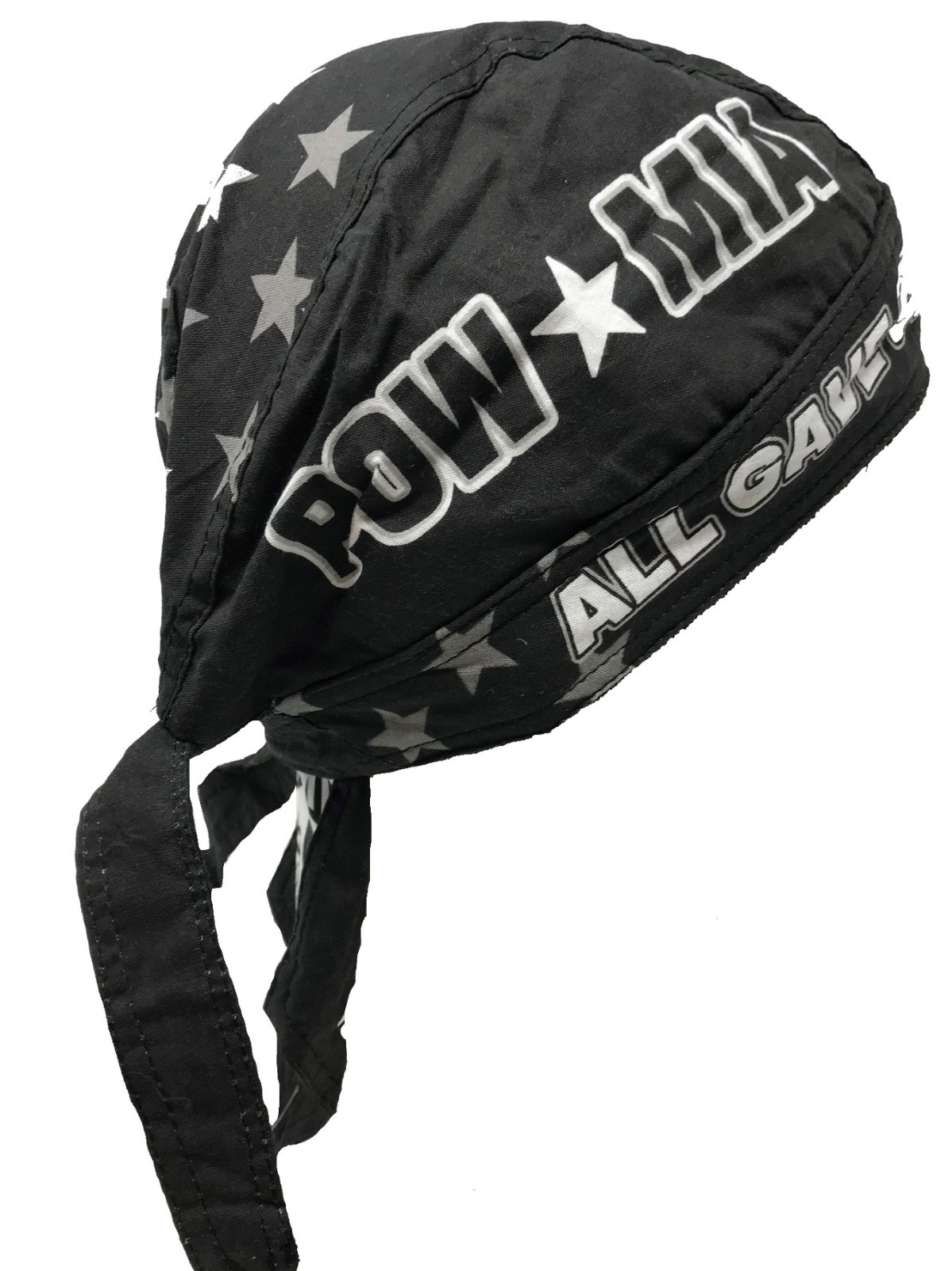 POW MIA Military Doo Rag Headwrap Skull Cap Military Durag Sweatband ...